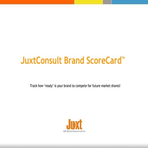 Brand Scorecard Brochure | PPT