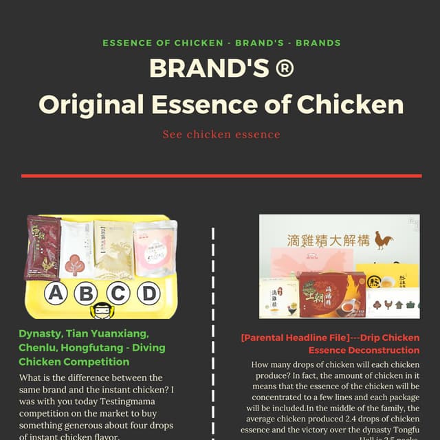 Brand's essence of chicken | PDF