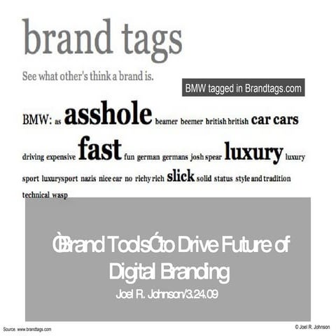 Brand Tools - The Future of Digital Branding | PPT