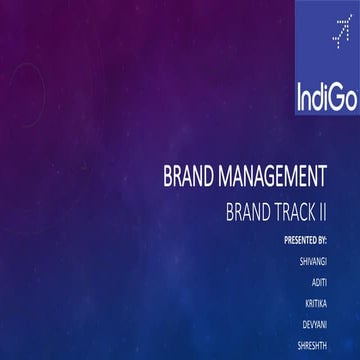 Brand Track 2-IndiGo | PDF