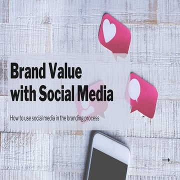 Brand Value with Social Media | PPT