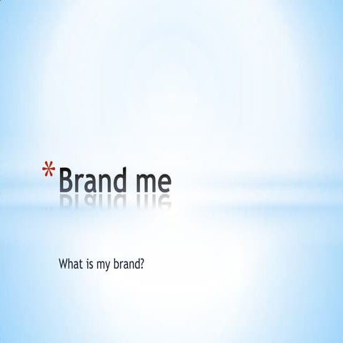 Brand Me | PPTX