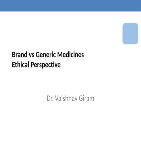 Brand vs Generic Medicines pharmacology.pptx