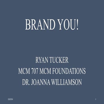 Brand you! | PPT