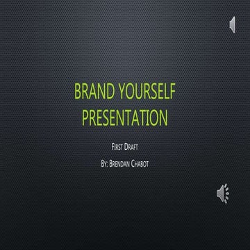Brand yourself presentation | PPT