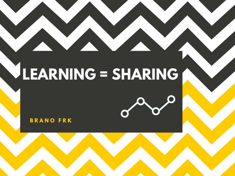 Learning = Sharing