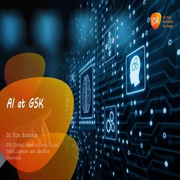 AI at GSK_Kim Branson_mHealth Israel | PPTX