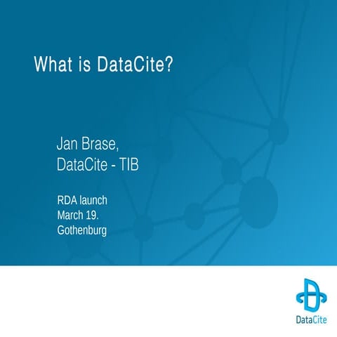 What is DataCite? | PPT