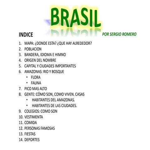 Brasil | PPTX