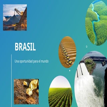 Presentación sobre la economia de brasil | PPTX