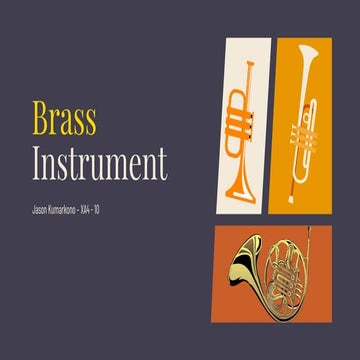 Musik - Brass Family instruments | PDF