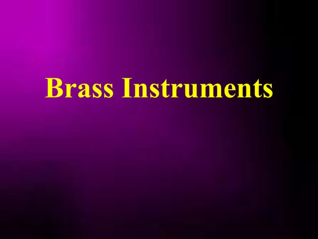 Percussion instruments | PPTX
