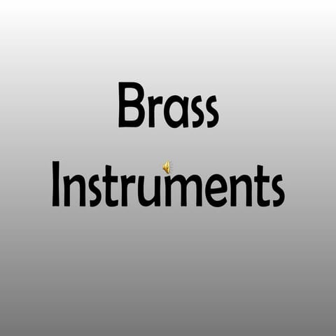 Brass instruments 2 | PPT