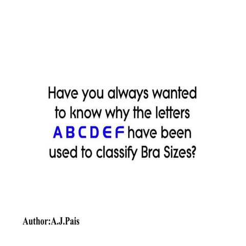 Bra terminology | PPS