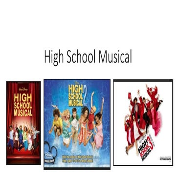 HIGH SCHOOL MUSICAL | PPTX