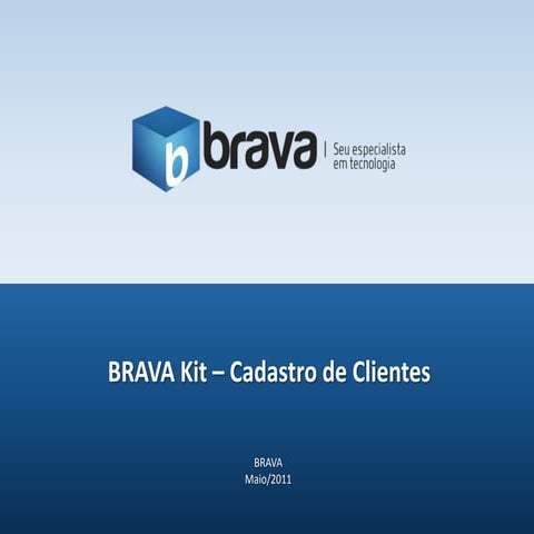 BRAVA KIT Cadastro Itens DATASUL EMS | PPTX