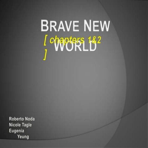 BRAVE NEW WORLD CH.1&2 | PPTX
