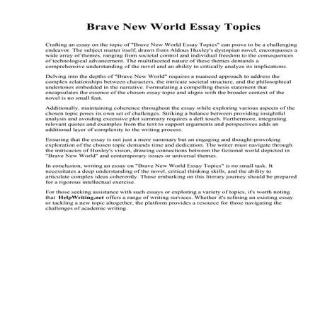 Essay On Brave New World.pdf