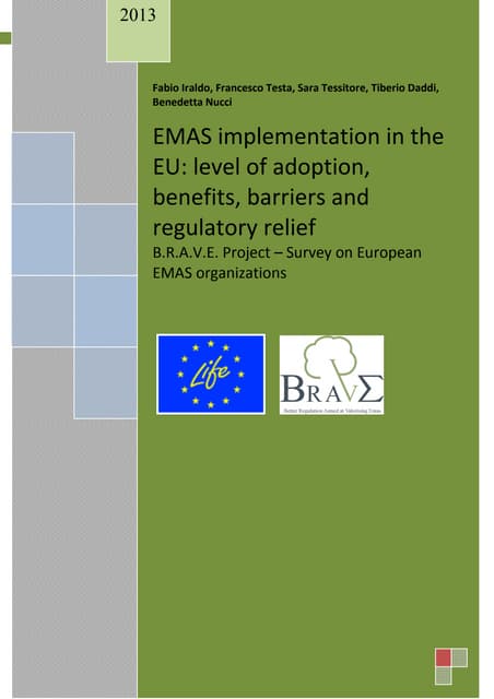 Kickoff of the Braver project | PDF | Financial Regulation | Economy
