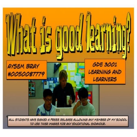 What is good learning? | PPT