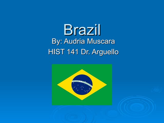 Brazil presentation | PPTX