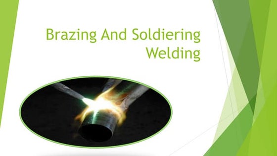 Soldering and brazing | PPT