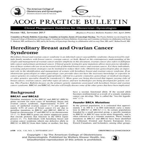 Brca acog 2017 | PDF
