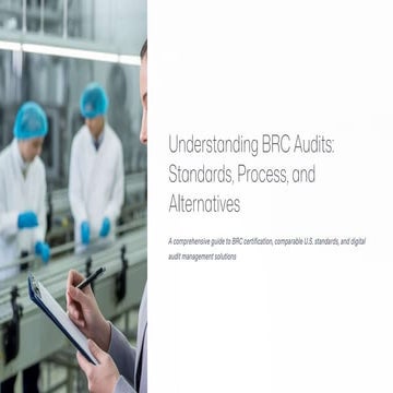 BRC Audit with eAuditor Audits & Inspections | PDF