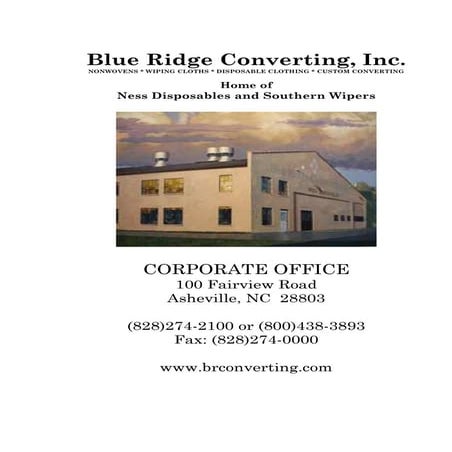 Blue Ridge Converting | PDF