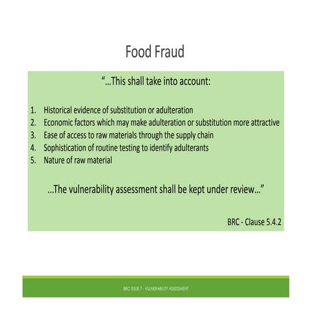 BRC Vulnerability Assessment - Food Fraud.pdf