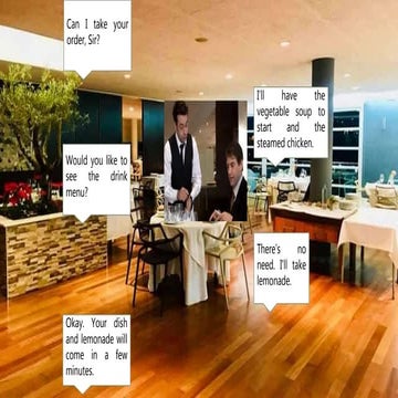 Restaurant dialogue | PPT