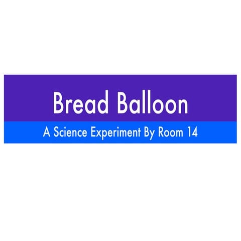 Yeast air balloon | PPT