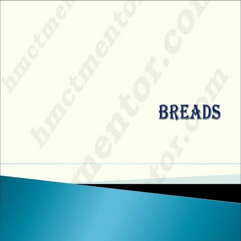 Bread manufacturing process | PPTX
