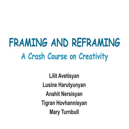 Bread: framing and reframing | PDF