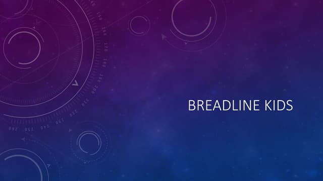 Breadline kids | PPTX