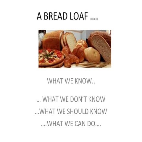 A Bread Loaf to Value Creation(Team - 25794) | PPT
