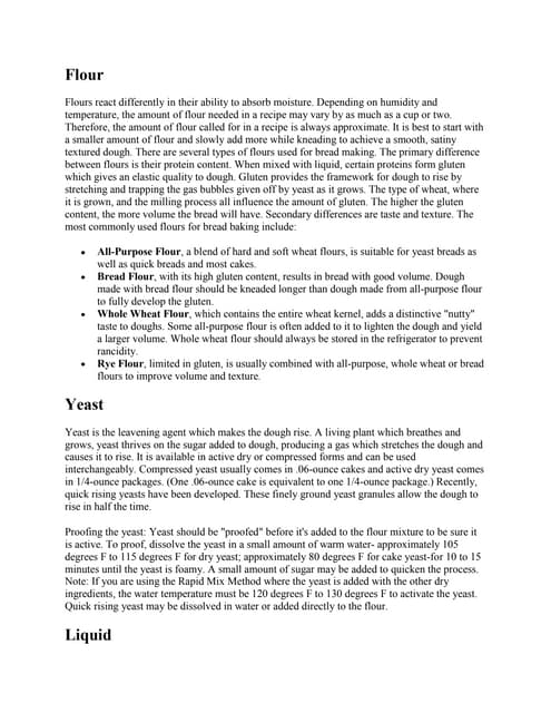 Unit no 5 Bread Making | PPTX