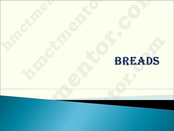 Methods of bread making | DOCX | Desserts and Baking | Food & Drink