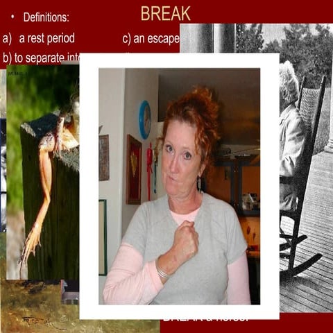 Break: Multiple meanings | PPT