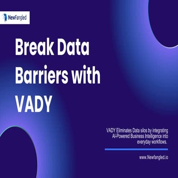 VADY Business Intelligence | Break Data Barriers with AI-Powered ...