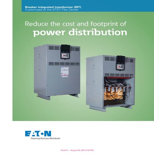 Breaker integrated transformer | PDF