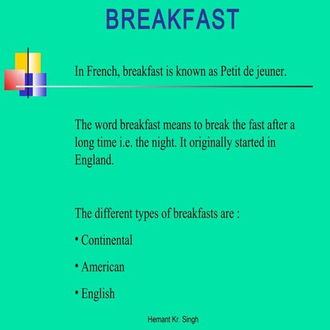 Breakfast | PPT