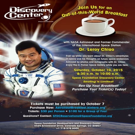 Breakfast with an Astronaut | PDF