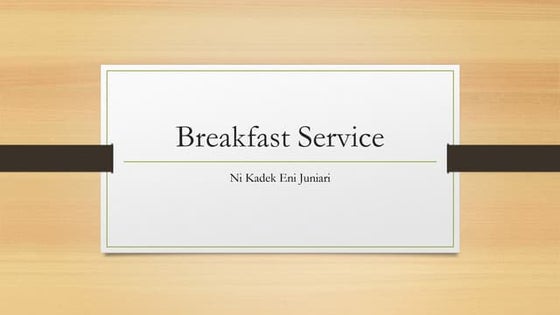 Breakfast | PPT