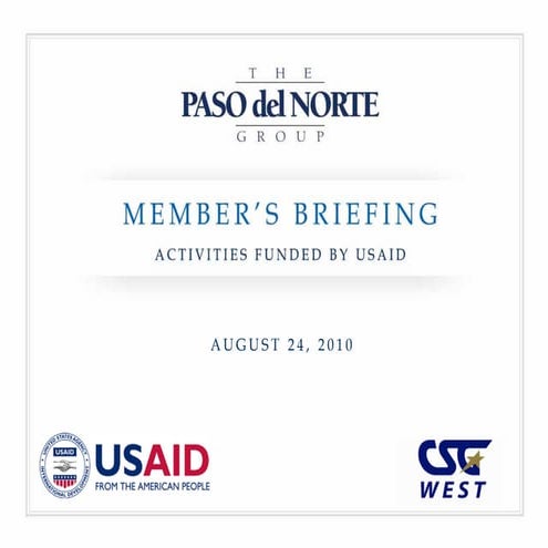 Breakfast Roundtable _ 8- 24-2010 - Members Briefing | PDF