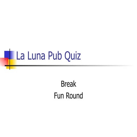 Break fun round | PPT