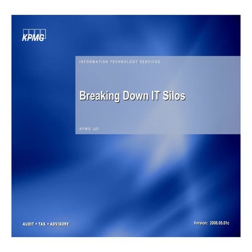 Breakiing Down IT Silos | PDF