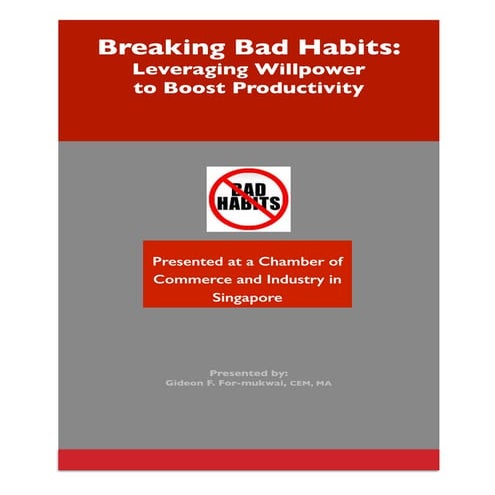 Breaking bad habits | PDF