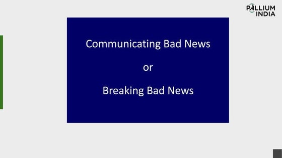 ONCOLOGY NURSING Breaking bad news 3.ppt