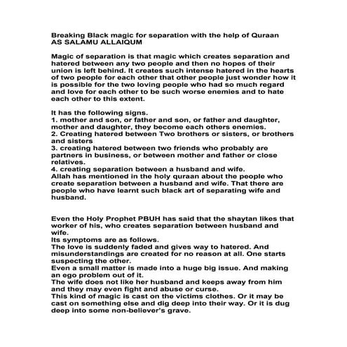 Breaking Black Magic For Seperation[1]...Done